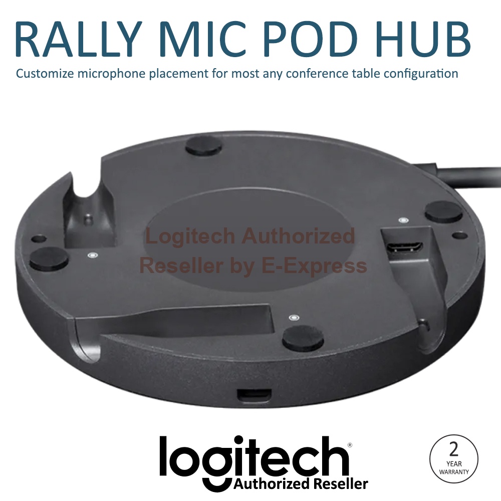 Logitech Rally Mic Pod Hub ของแท้ ประกันศูนย์ 2ปี | Shopee Thailand
