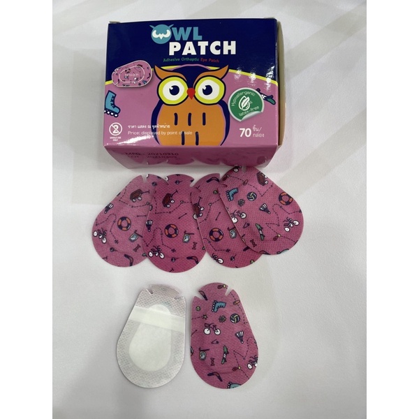 Owl patch Orthopedic eye patch แผ่นปิดตาเด็ก รักษาโรคตาขี้เกียจ ...