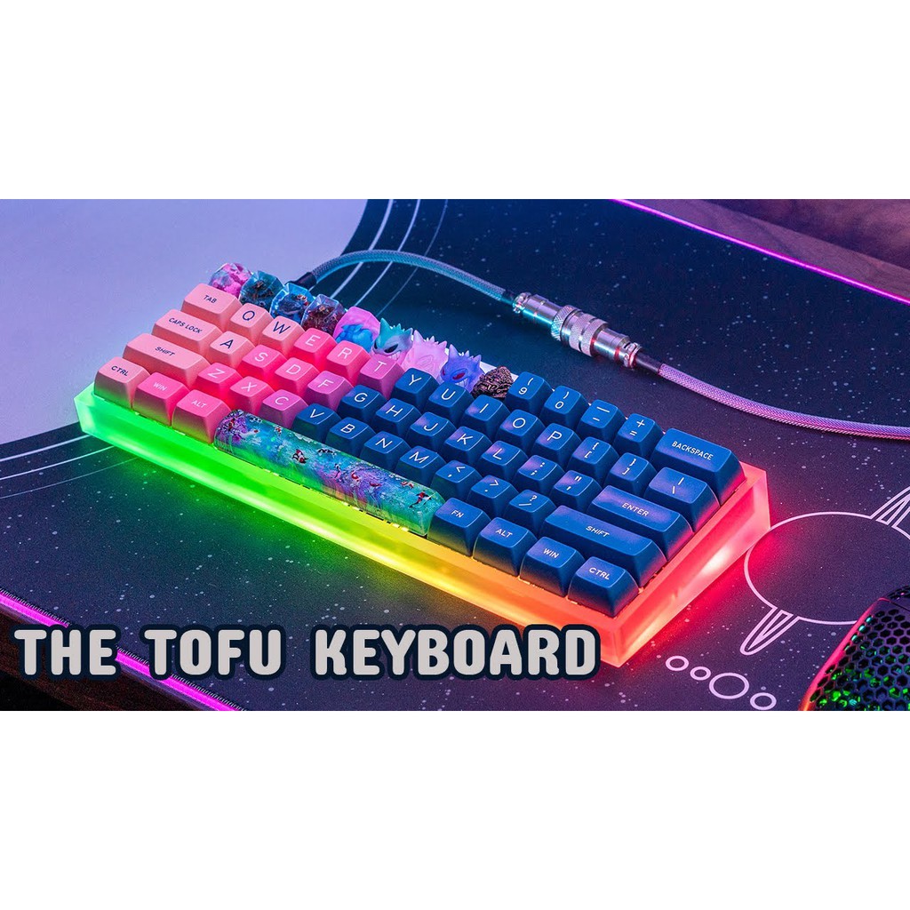 เคสคีย์บอร์ดอะคริลิค TOFU 60 Keyboard Acrylic Frosted Keyboard case ...