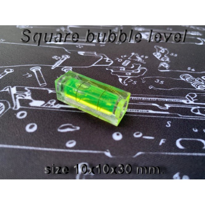 mini Square bubble level ระดับน้ำจิ๋ว วัดระดับน้ำตั้งกล้อง เช็คระนาบ ...