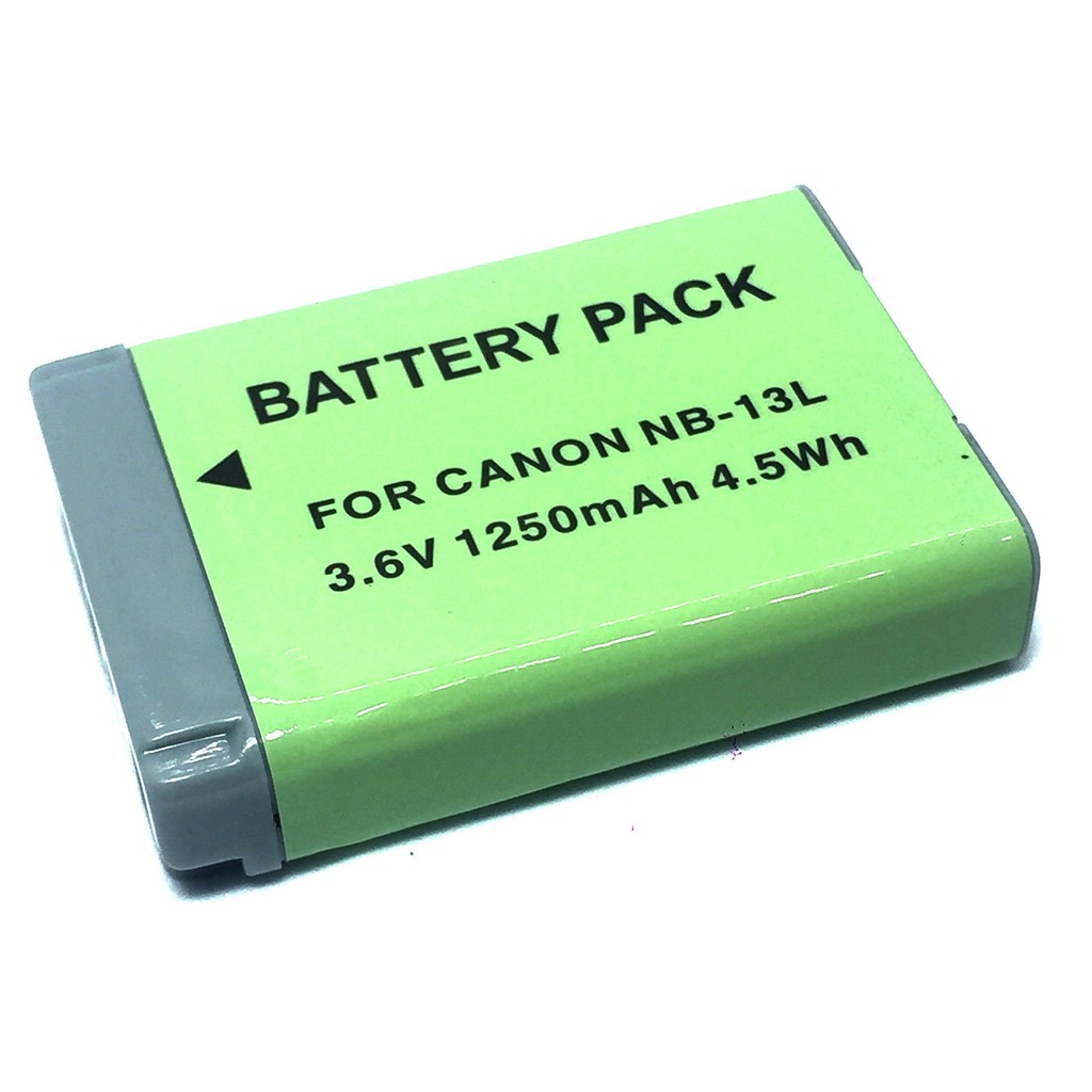 แบตเตอรี่ NB-13L สำหรับกล้อง Canon PowerShot G5X G7X G9X G7 X Mark II SX620 HS SX720 HS(Green ...