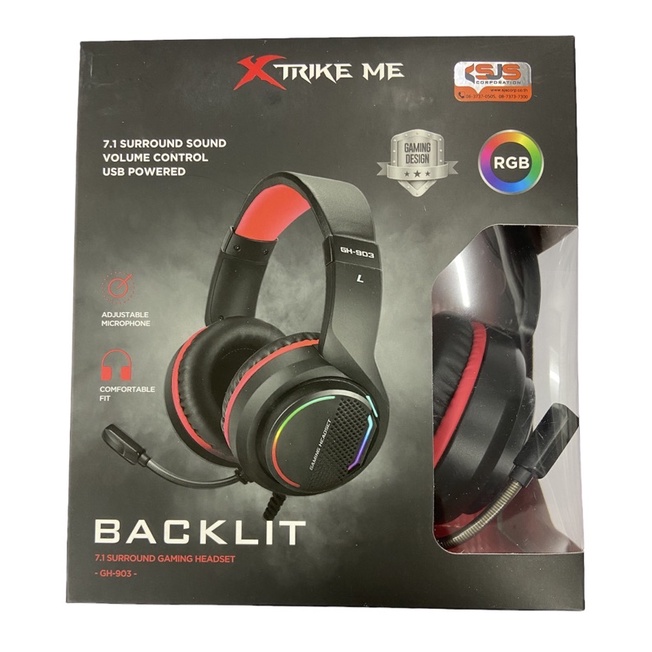 หูฟังXTRIKEME7.1SURROUNDHEADSETGH-903 | Shopee Thailand