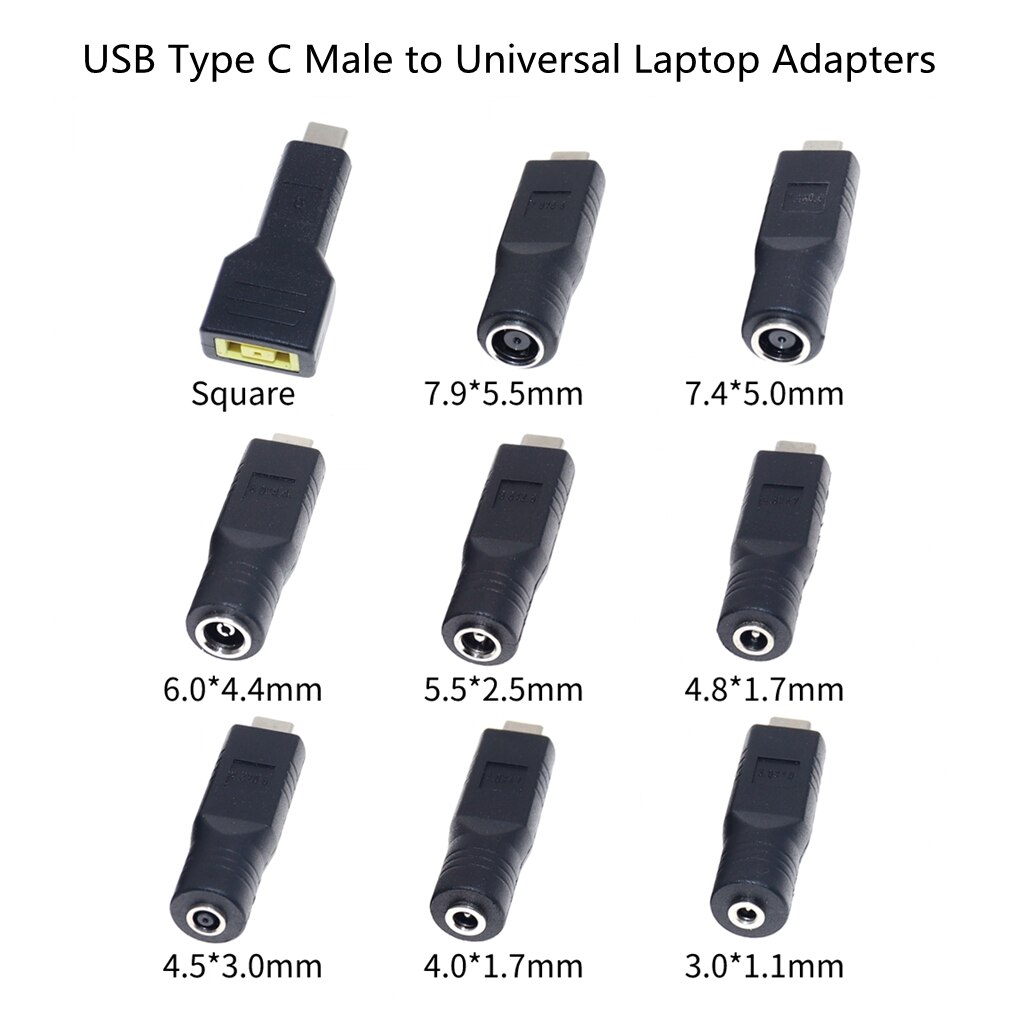 Usb-c Type C Female to Laptop Charger Plug Converter สําหรับ Asus ...