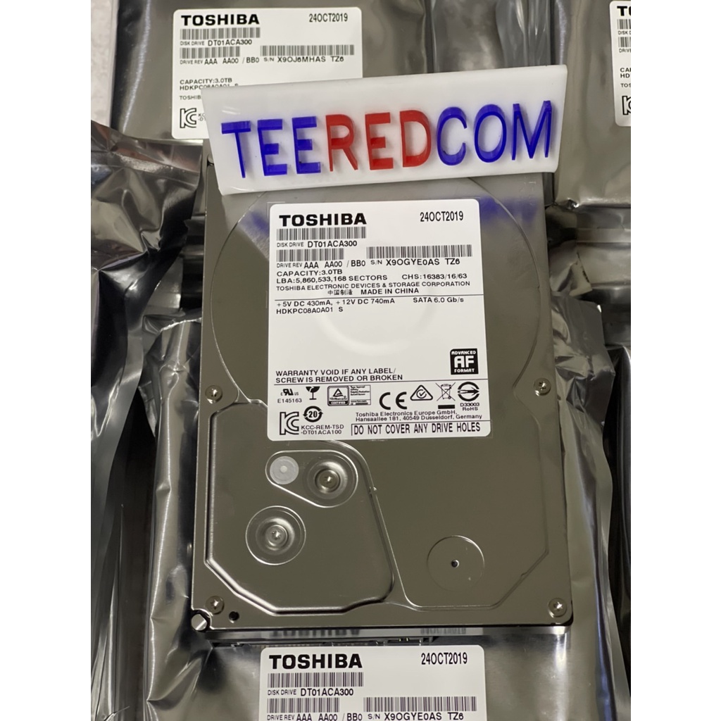 Hdd 3 tb ของใหม่ ยังไม่ได้ใช้งาน Toshiba 3.5-Inch 3TB 7200 RPM SATA3 ...