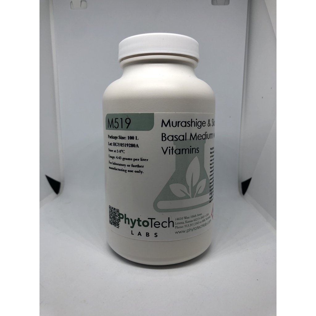 อาหารเพาะเลี้ยงเนื้อเยื่อสูตร MS+Vitamin (Phytotech จาก US และ ...