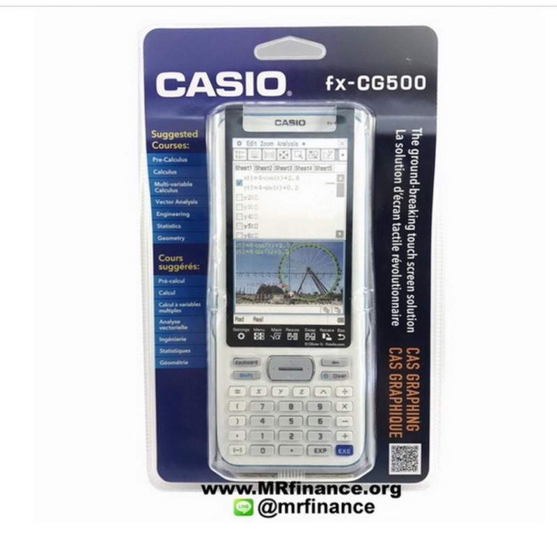 Casio fx-CG500(จอสี3DGraph+CAS) ของใหม่ ของแท้ | Shopee Thailand