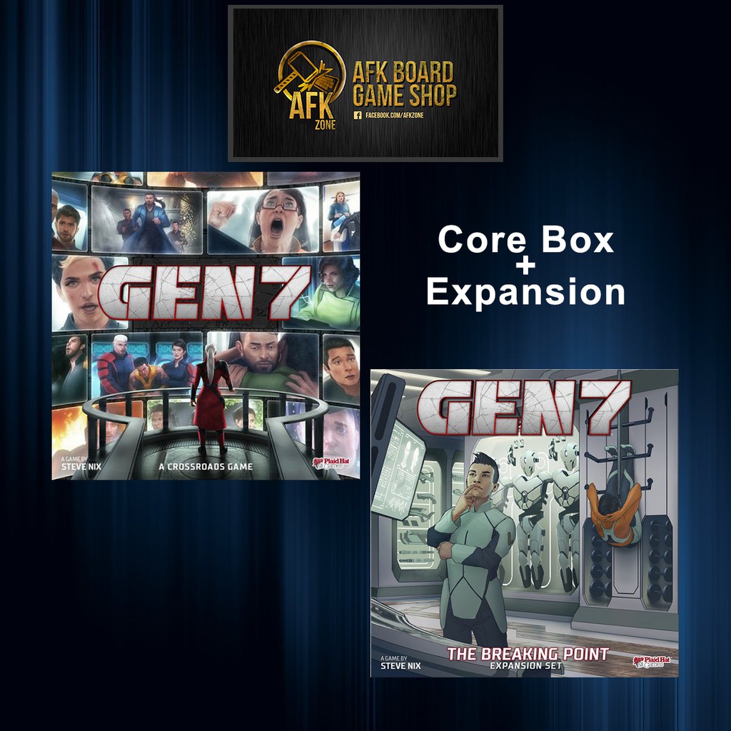 GEN7 Core Box + GEN7 The Breaking Point Expansion - Board Game | Shopee ...