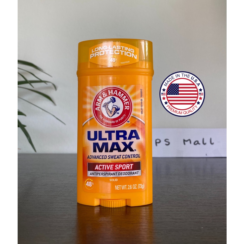 (สินค้าจาก USA) Arm & Hammer, UltraMax, Solid Antiperspirant Deodorant ...