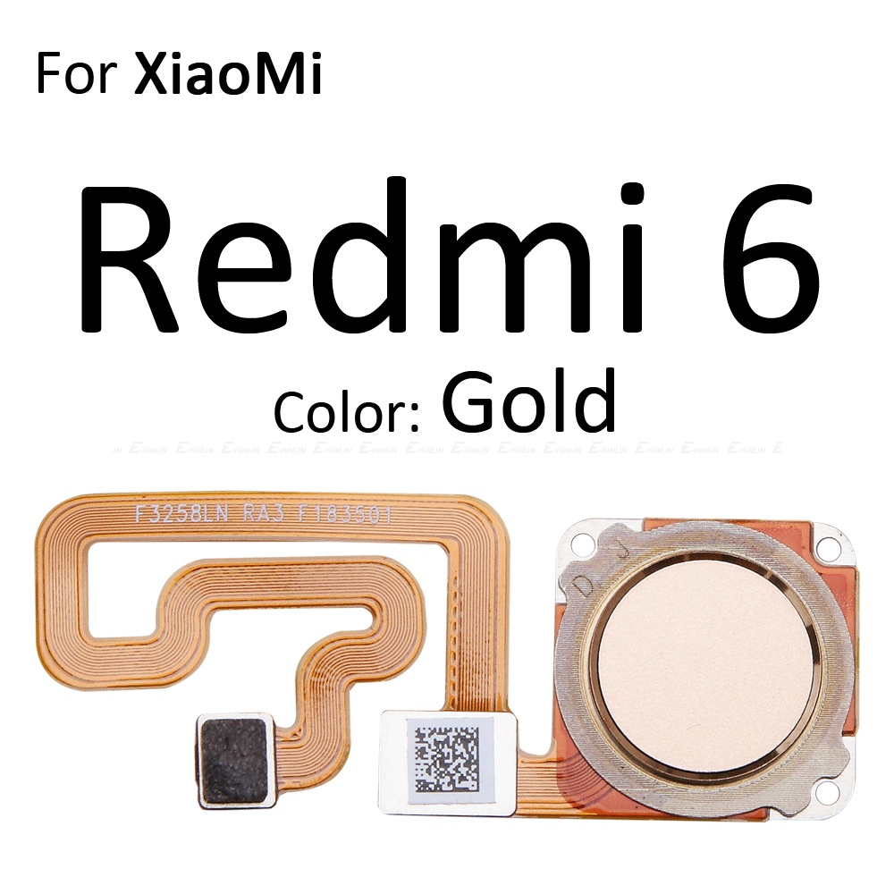 เครื่องสแกนลายนิ้วมือ ID ปุ่มกดเมนู อะไหล่ซ่อมแซม สําหรับ Xiaomi Redmi ...