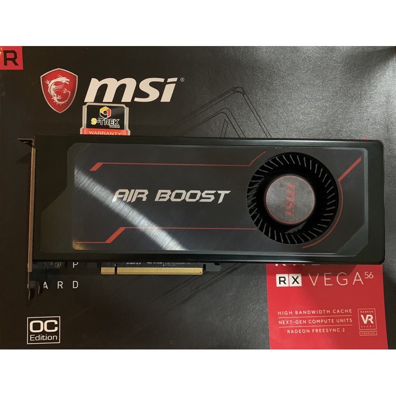 การ์ดจอ MSI RADEON RX Vega 56 Air Boost 8G OC | Shopee Thailand