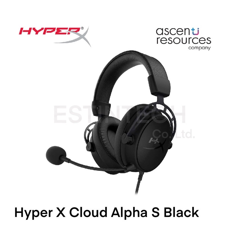 HEADSET (หูฟัง) HyperX Cloud Alpha S BLACK Gaming Headset ของใหม่ประกัน 2ปี | Shopee Thailand