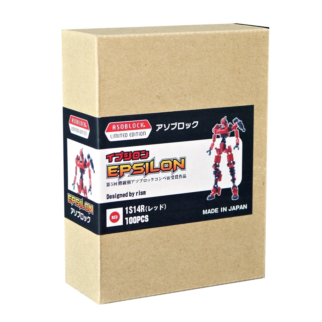 ASOBLOCK Epsilon Red อโซบล็อค ชุด หุ่นแอปซิลอน สีแดง เป็นตัวต่อเสริม ...