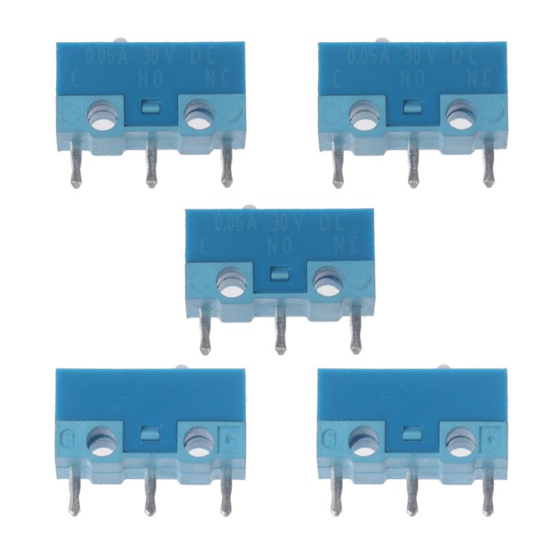 Let* Mouse Micro Switch HUANO ปุ่มเมาส์สีขาว Dot Blue สําหรับ Shell 3 ...