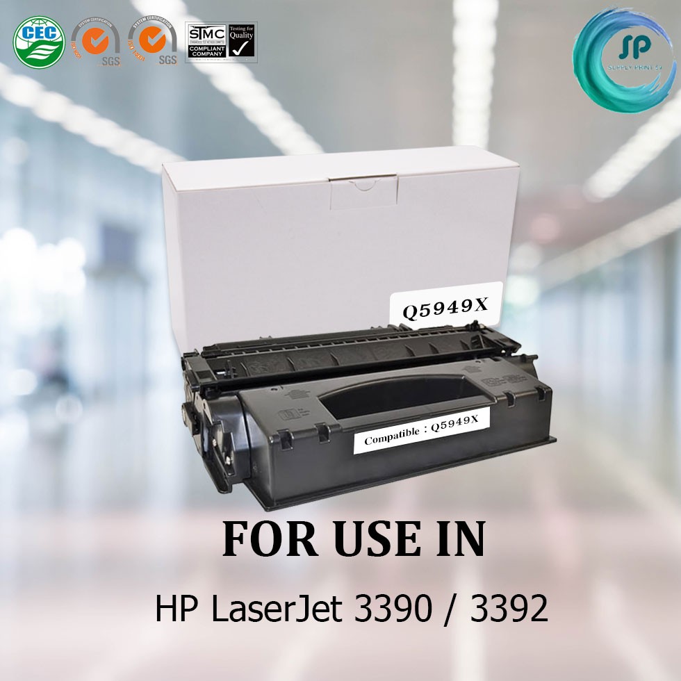 ตลับหมึกเลเซอร์เทียบเท่า Q5949X สำหรับเครื่องพิมพ์ HP LaserJet : 3390/ ...