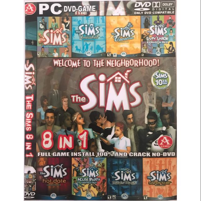 แผ่น เกมส์ PC THE SIMS 8IN 1 | Shopee Thailand