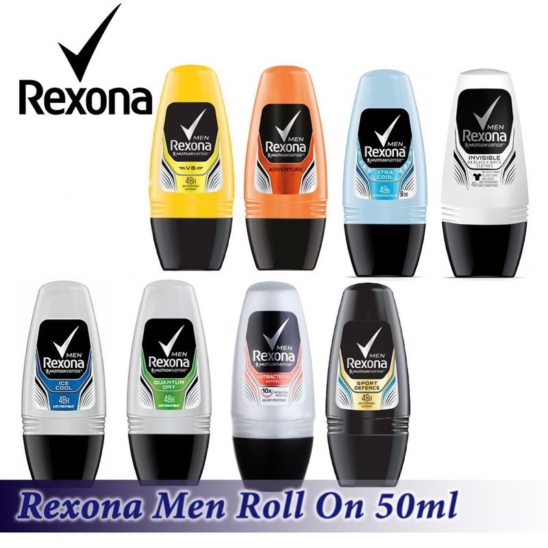 Rexona Men Deodorant Roll on 50ml*2 แพ็คคู่ | Shopee Thailand