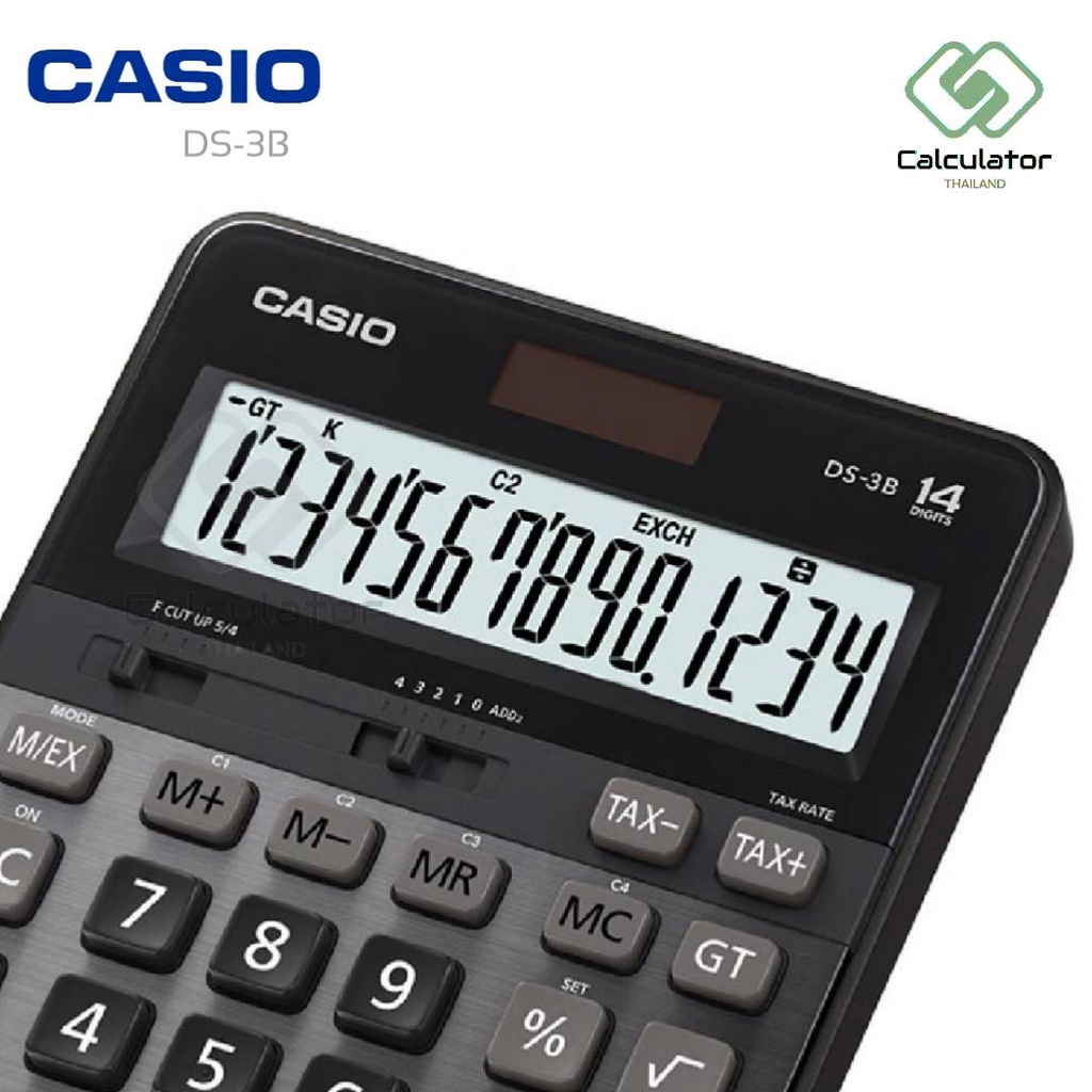 เครื่องคิดเลขคาสิโอ 14หลัก CASIO DS-3B | Shopee Thailand