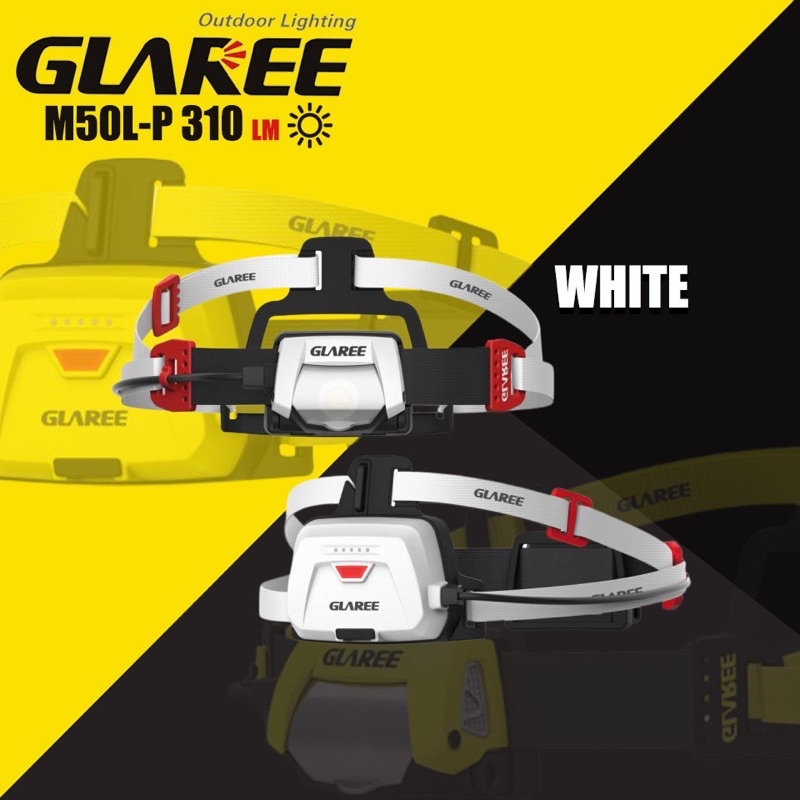 ไฟฉายคาดหัว GLAREE HEADLAMP 310 LUMEN M50L-P | Shopee Thailand