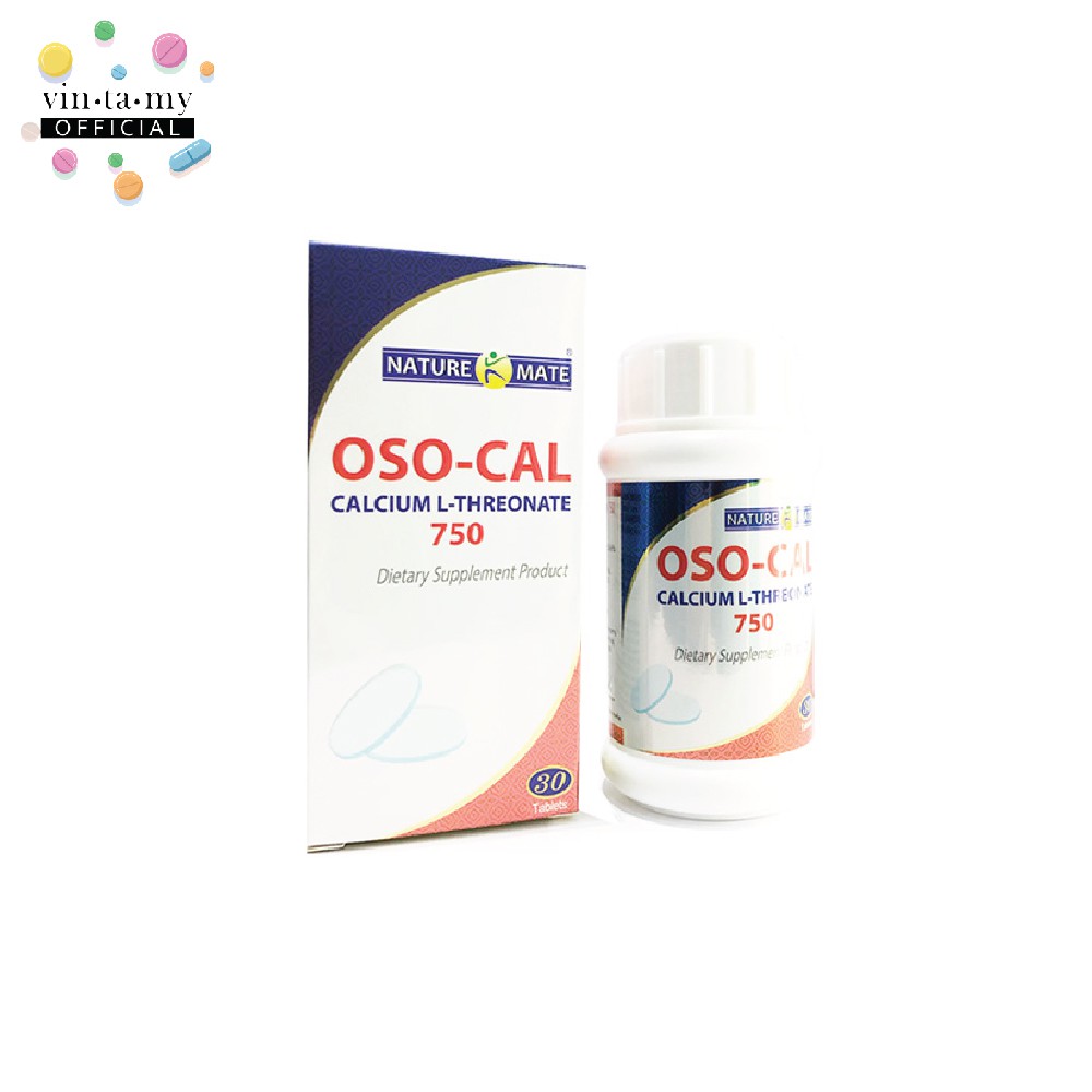 [พร้อมส่ง]OSO Cal Calcium L Threonate 750 mg 30 เม็ด กล่องสีแดง ...