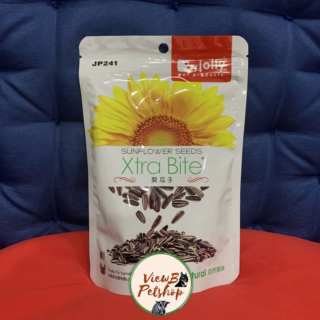 [Jolly] เมล็ดทานตะวัน 180 กรัม สำหรับสัตว์เลี้ยงขนาดเล็ก Xta Bite : Sunflower Seeds (JP241) EXP ...