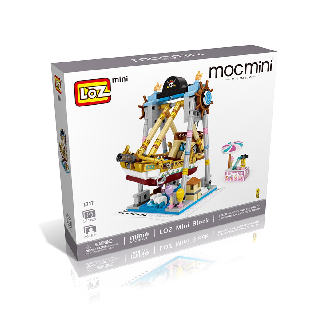 LOZ มินิบล็อก MocMini Pirate ship (รหัสสินค้า 1717) | Shopee Thailand