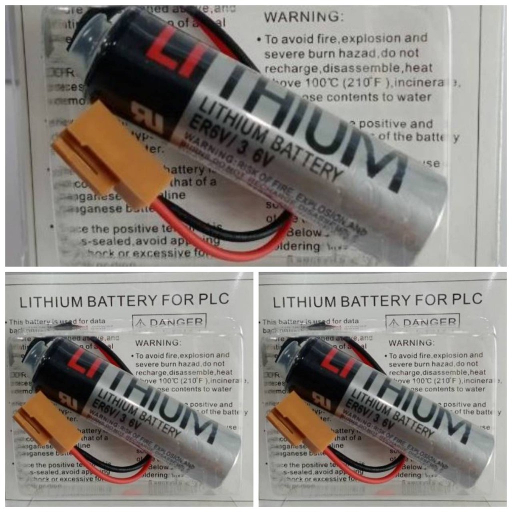 Lithium Battery Toshiba Model : ER6V/3.6V [3ชิ้น] | Shopee Thailand