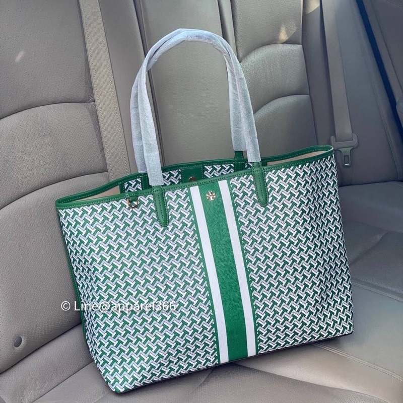 TORY BURCH Women #64206 Tzag Allover Tote | Shopee Thailand