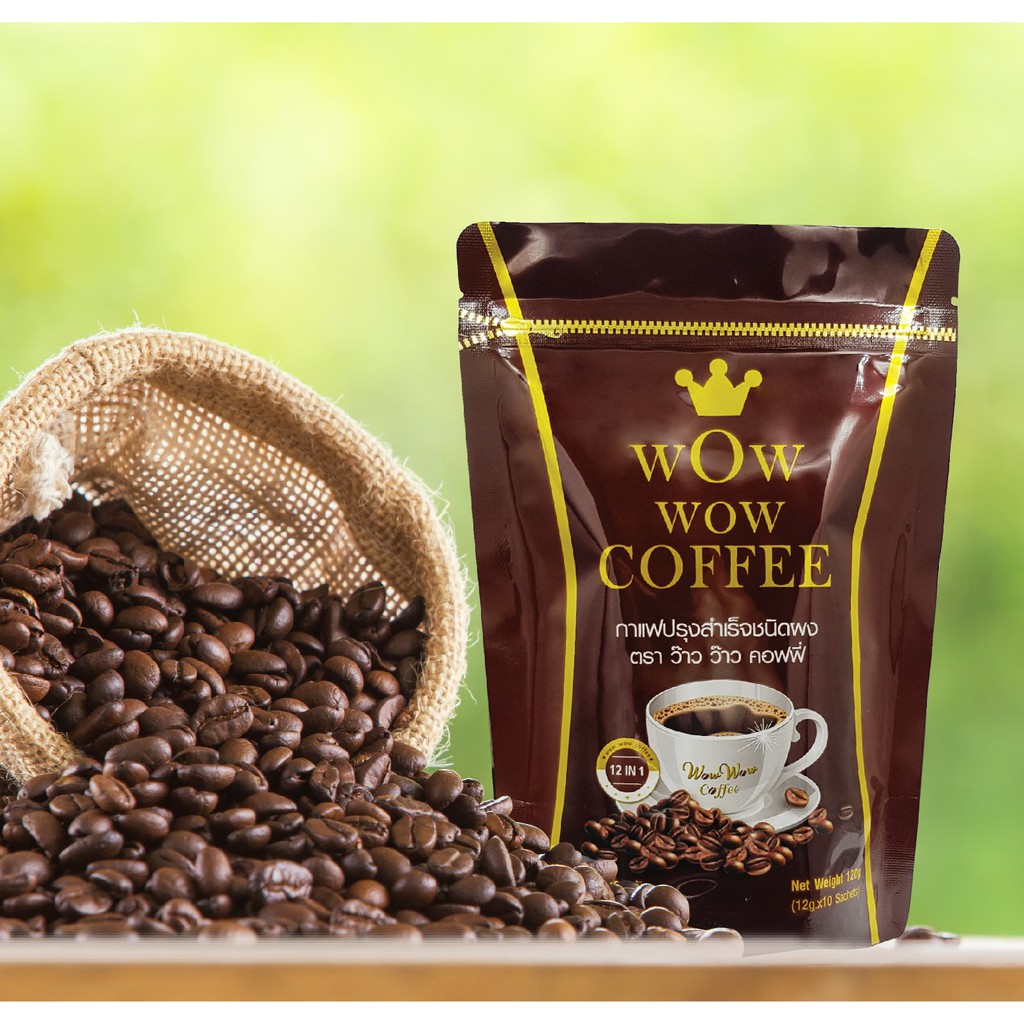 กาแฟ WoW WoW Coffee ราคา 1 ห่อ | Shopee Thailand