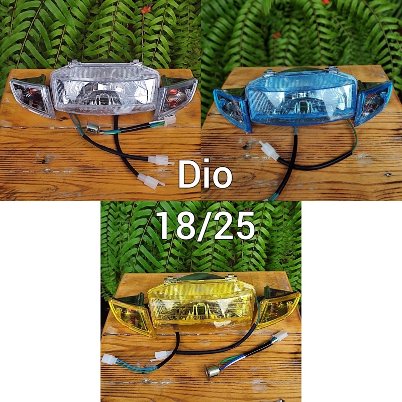 [พร้อมส่ง] โคมไฟหน้ารถป็อป Dio 18/25 | Shopee Thailand