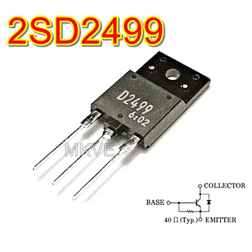 D2499 , 2SD2499, 6A 1500V Hor Output Transistors with Damper Diode มี ...