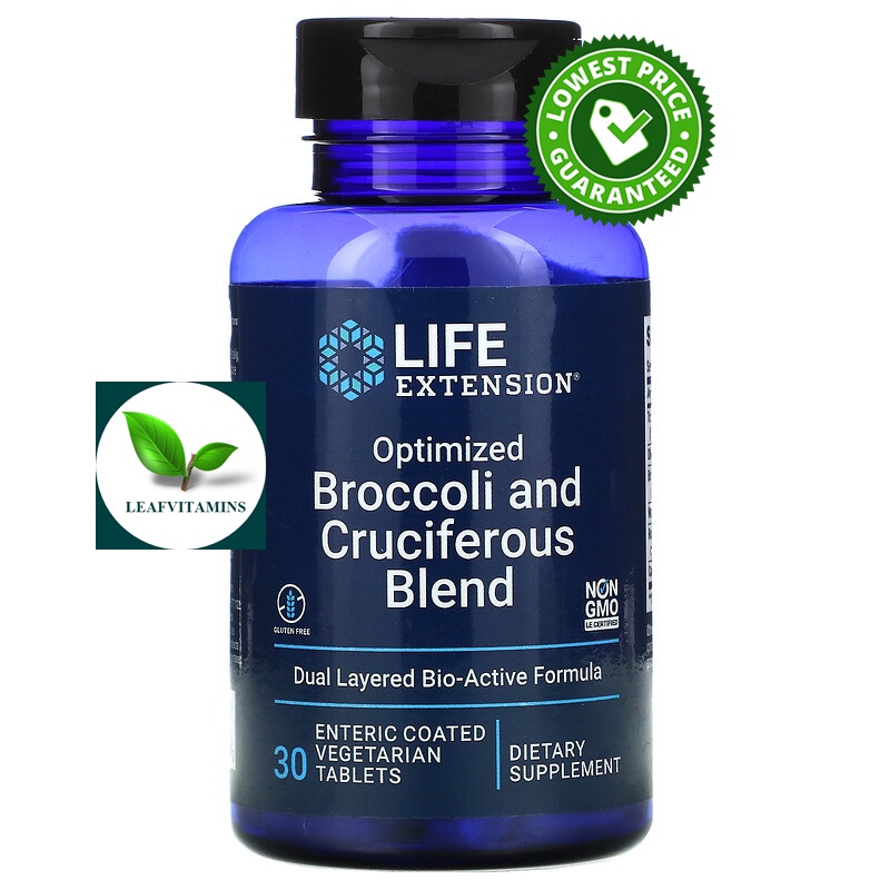 Life Extension Optimized Broccoli and Cruciferous Blend / 30 Enteric ...