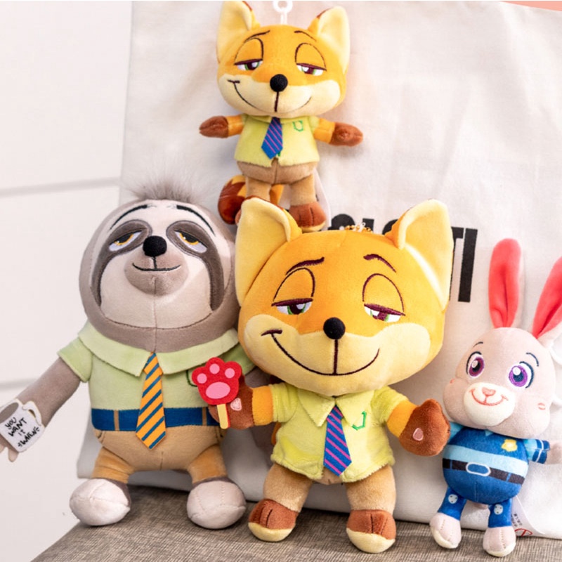 Stuffed Toy Zootopia Zootropolis Judy Hopps Nick Wilde Three-toed Sloth ...