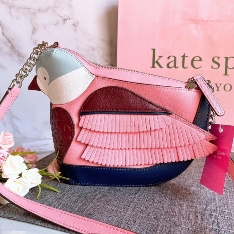 Kate Spade Love Birds Bird Crossbody | Shopee Thailand