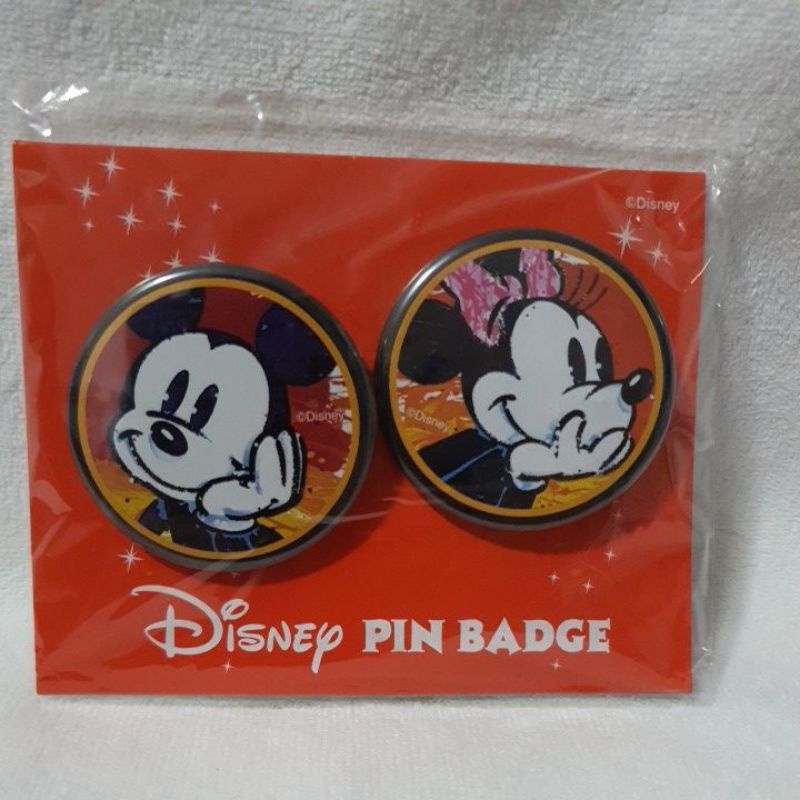 Pin Mickey Mouse Minnie Mouse พินคู่ เข็มกลัดคู่ Mickey Minnie | Shopee ...
