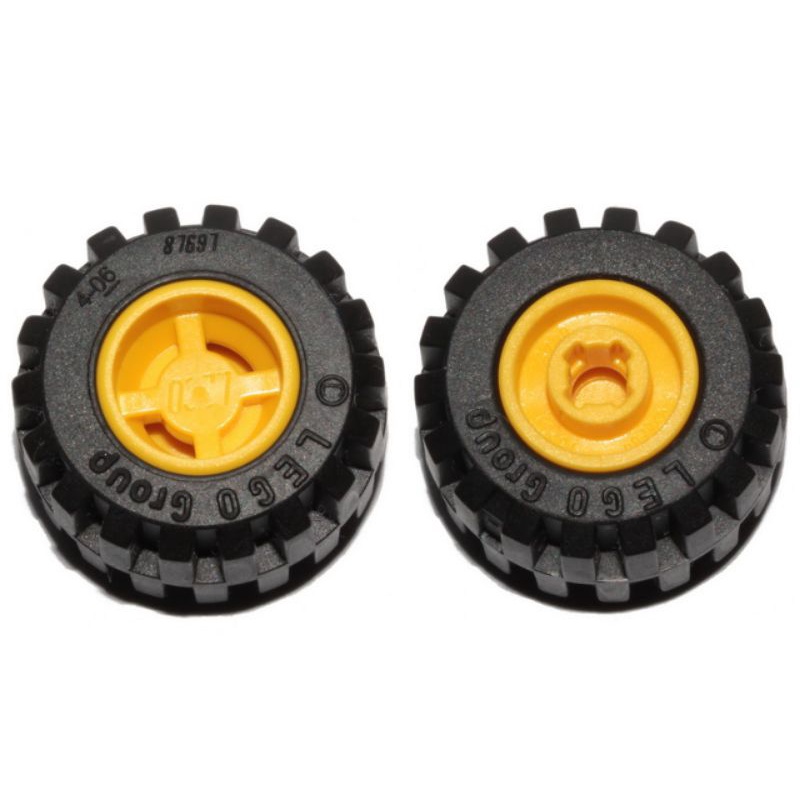 Part Lego 6014bc01 Wheel 11mm D. x 12mm, Hole Notched for Wheels Holder ...