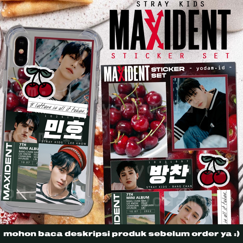 Diy STICKER CASE, AESTHETIC STICKER KPOP STICKER กันน้ํา SKZ STRAY KIDS ...