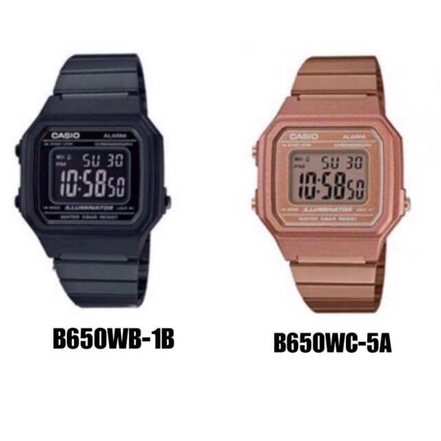 CASIO ของแท้แนววิลเทจ รุ่น B650 Digital watch | Shopee Thailand