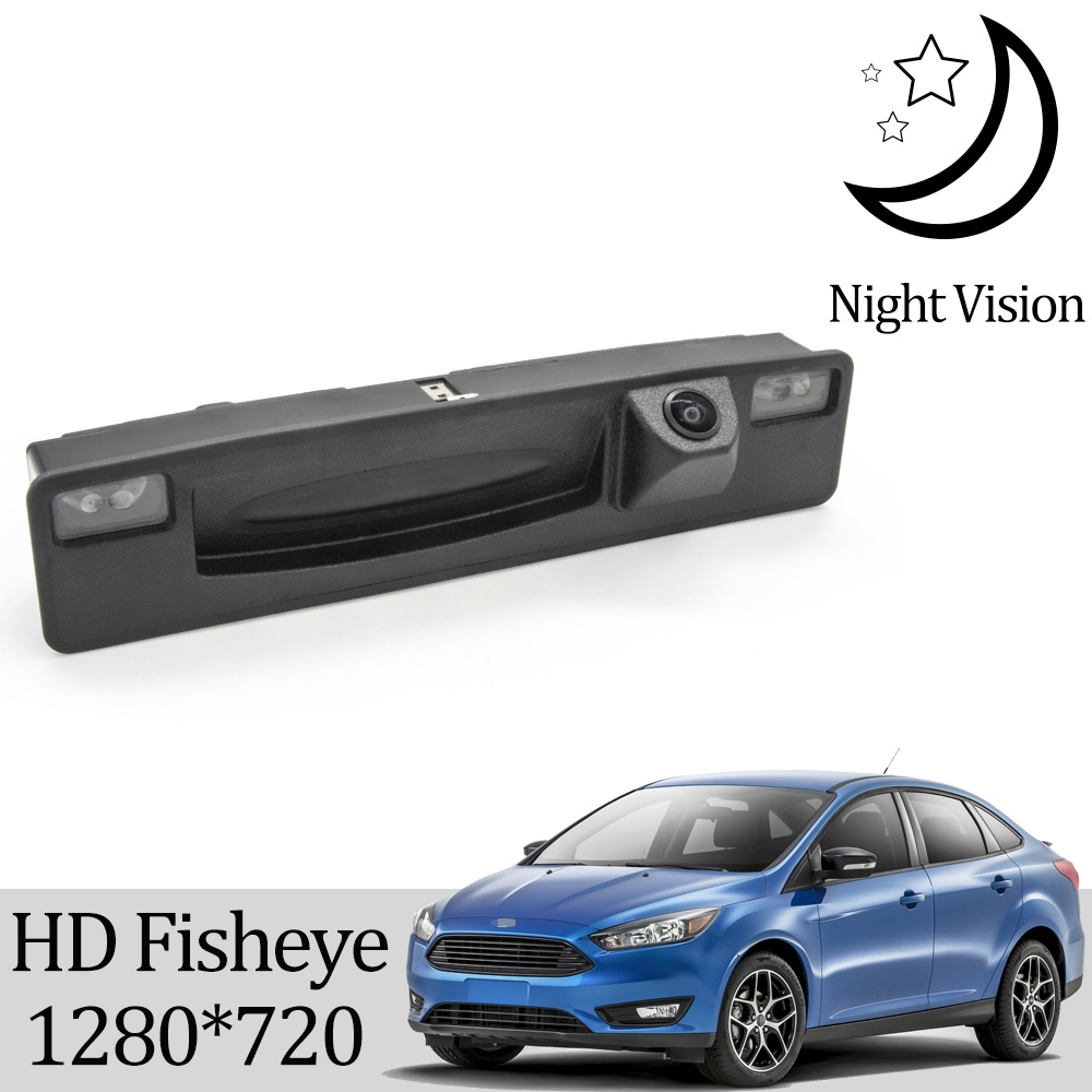 กล้องมองหลังรถยนต์ HD 1280*720 สําหรับ Ford Focus Sedan 2015 2016 2017 ...
