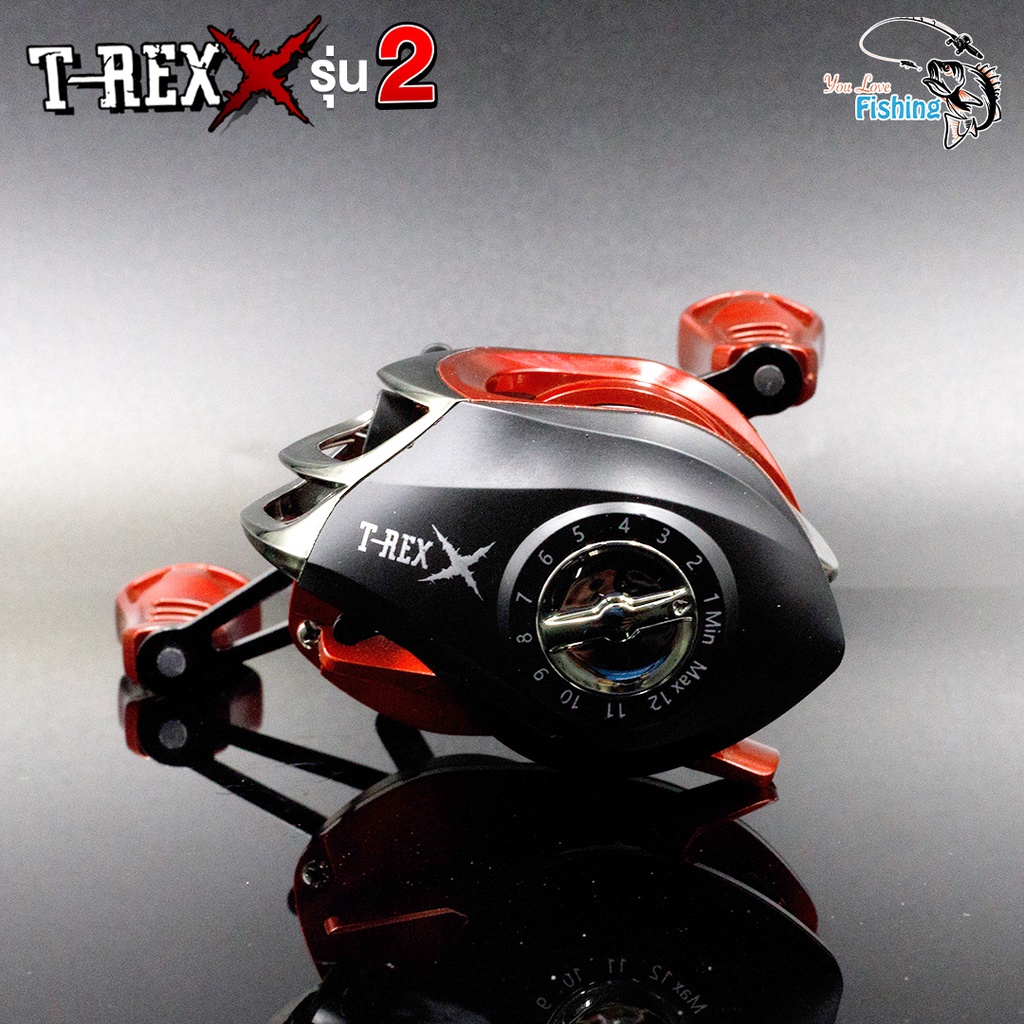 รอกตกปลาสุดคุ้ม รอกหยดน้ำ T-REX / Hunter-X หน่วงแม่เหล็ก 10 เม็ดคุมฟู่ดีมาก ตกช่อน ชะโด | Shopee ...