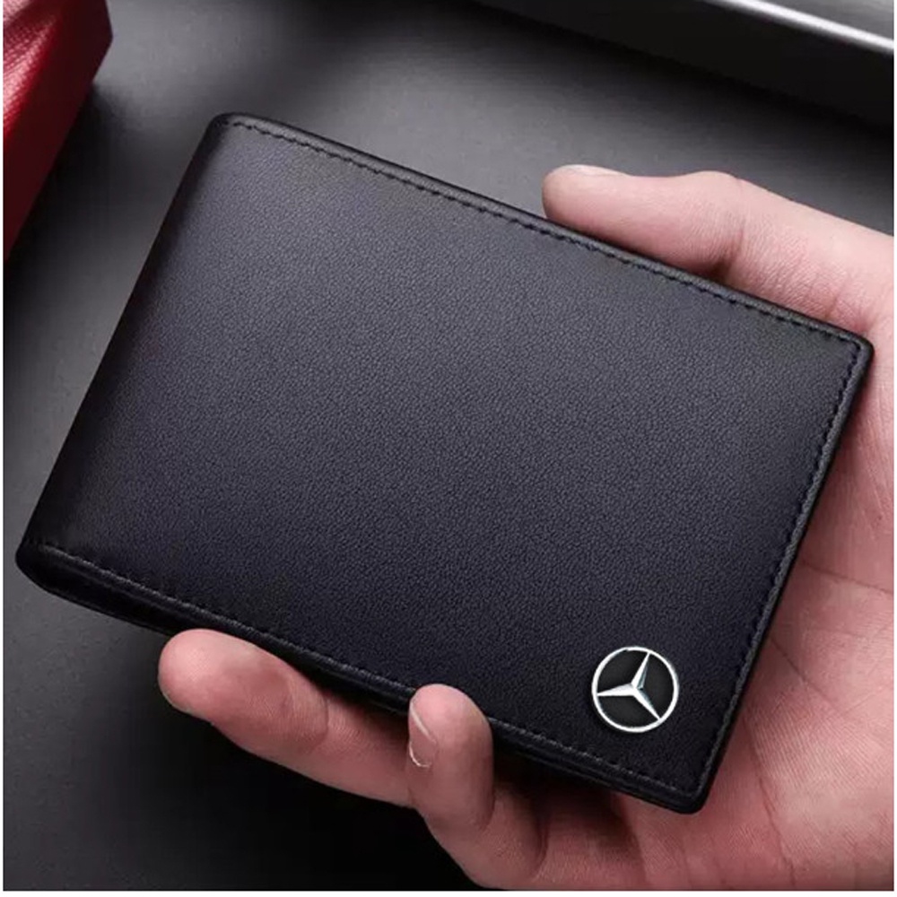 Shopee 6.6 MID YEAR Mercedes Wallet Leather Wallet Premium Car Logo Men ...