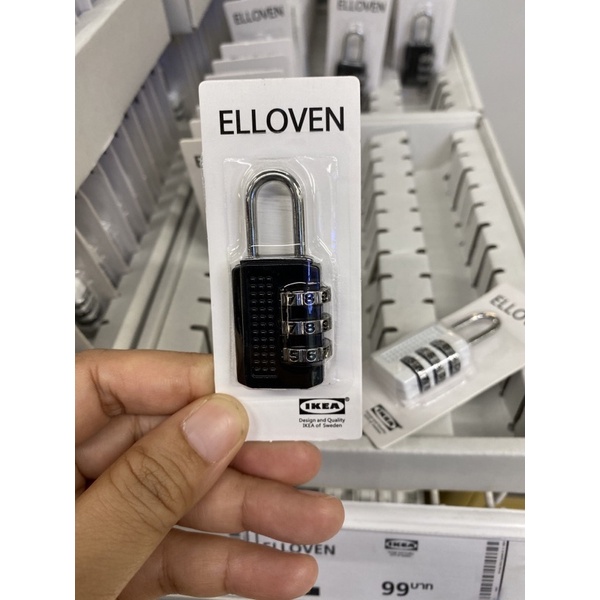 ELLOVEN เอลโลเวน แม่กุญแจ มีให้เลือก 2 สี ขาวหรือดำ By IKEA | Shopee ...