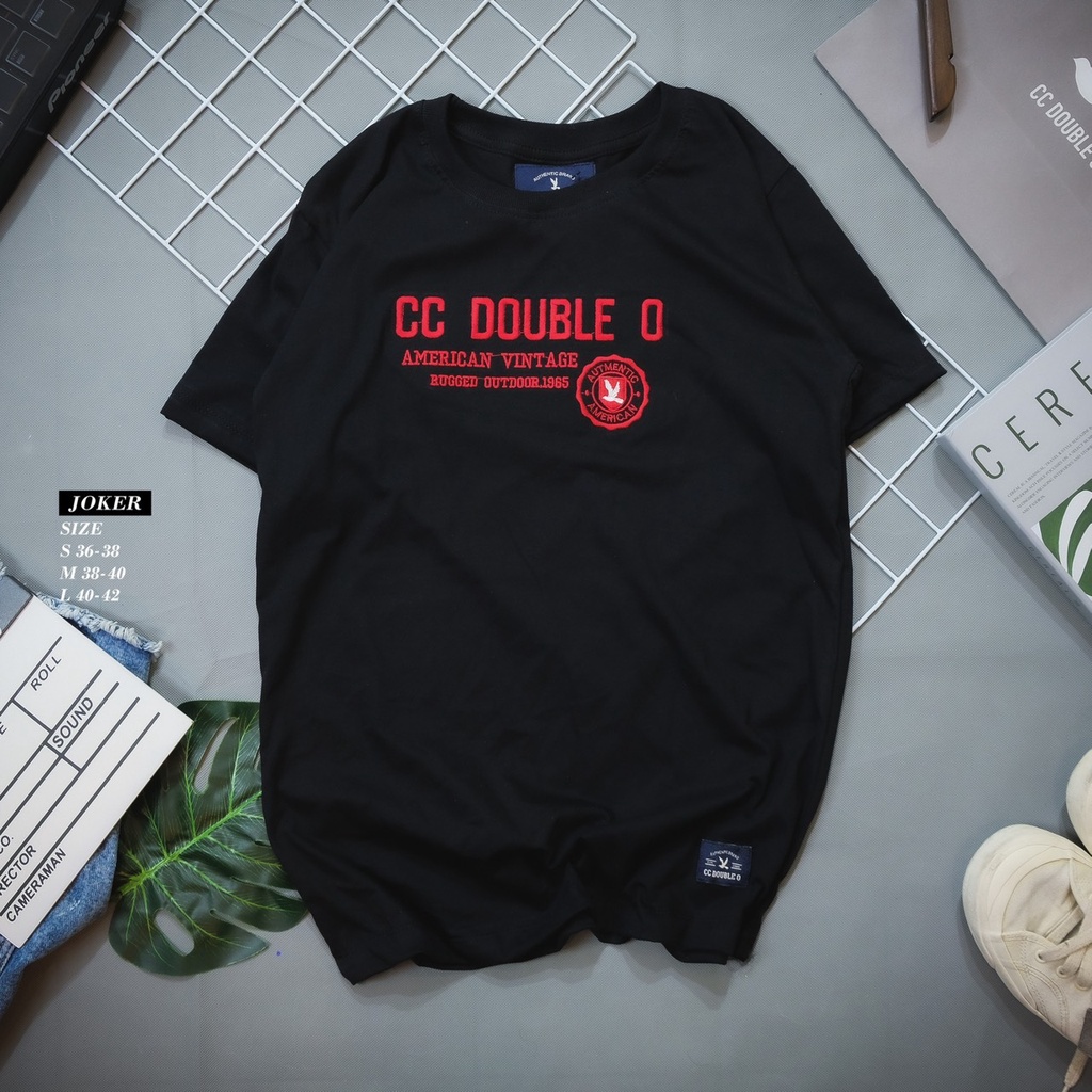 เสื้อยืดงานปัก CC DOUBLE O 1965 Cotton 100% (SMLXL) No.44 | Shopee Thailand
