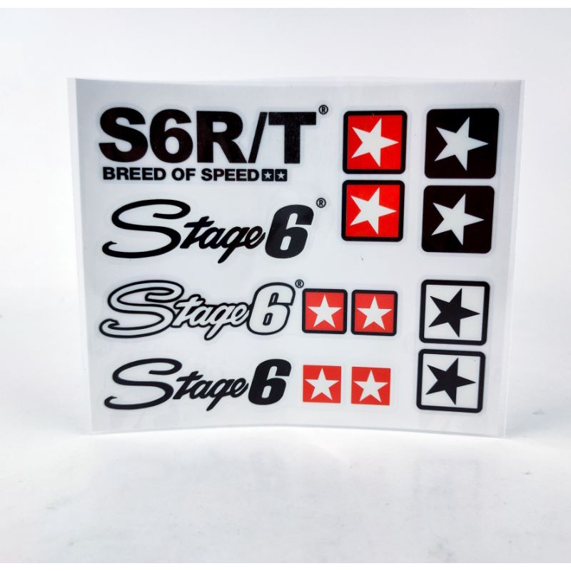 sticker stage6 พื้นใส ติดได้ทุกสี | Shopee Thailand