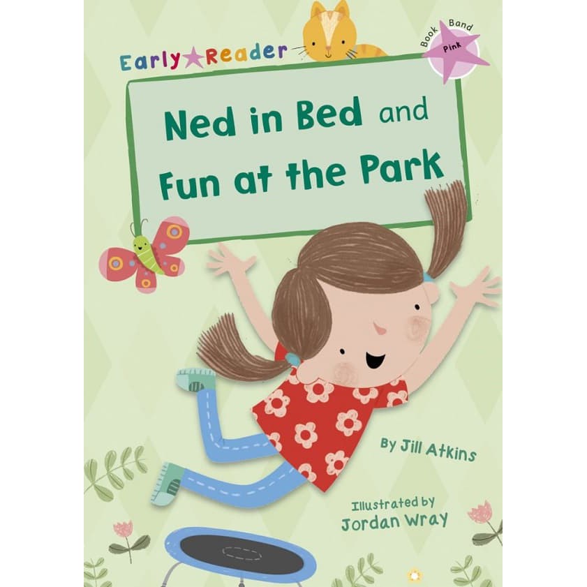 DKTODAY หนังสือ Early Reader Pink 1: Ned in Bed and Fun at the Park | Shopee Thailand
