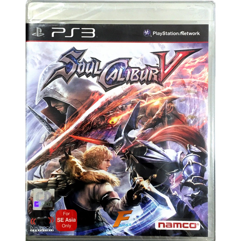 PS3 Soulcalibur V (English) แผ่นเกม ของแท้ มือ1 มือหนึ่ง ของใหม่ ในซีล ...