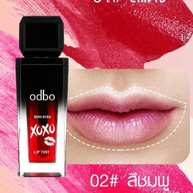 แท้/ถูก โอดีบีโอ มินิ คิส เอ็กซ์โอเอ็กซ์โอ ลิป ทินต์ OD563 odbo xoxo mini kiss lip tint ลิปทินต์ ...
