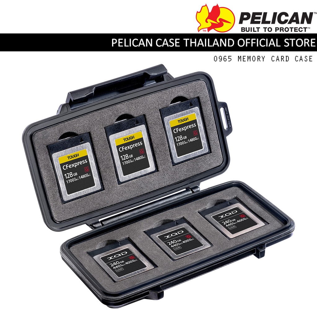 Pelican 0965 CFexpress/XQD Memory Card Case - เคสเมมโมรี่การ์ด | Shopee ...