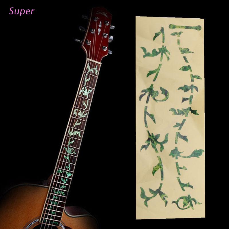 Super New Tree Of Life Acoustic Guitar Guitar Inlay Sticker Fretboard ...