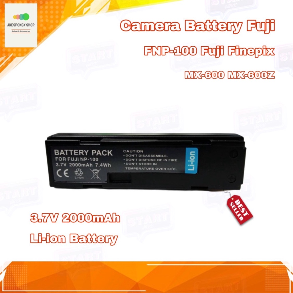 แบตกล้อง Camera Battery Fuji FNP-100 Fujifilm Finepix MX-600 MX600 MX ...