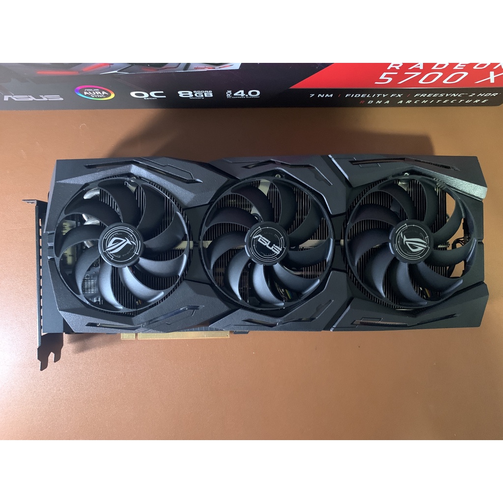 การ์ดจอ AMD RX 5700XT 8GB ASUS ROG STRIX O8G GAMING (ใช้ตัดต่อวิดีโอ 4K ...